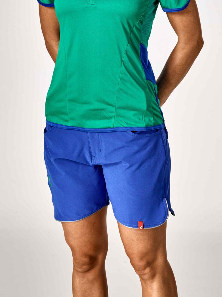 CUBE Tour Wls Shorts Blue/Green – Mcrbikes