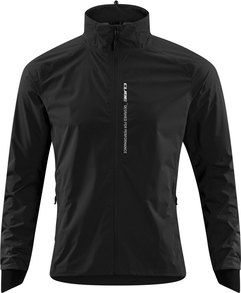 CUBE Blackline Rain Jacket Black – Mcrbikes