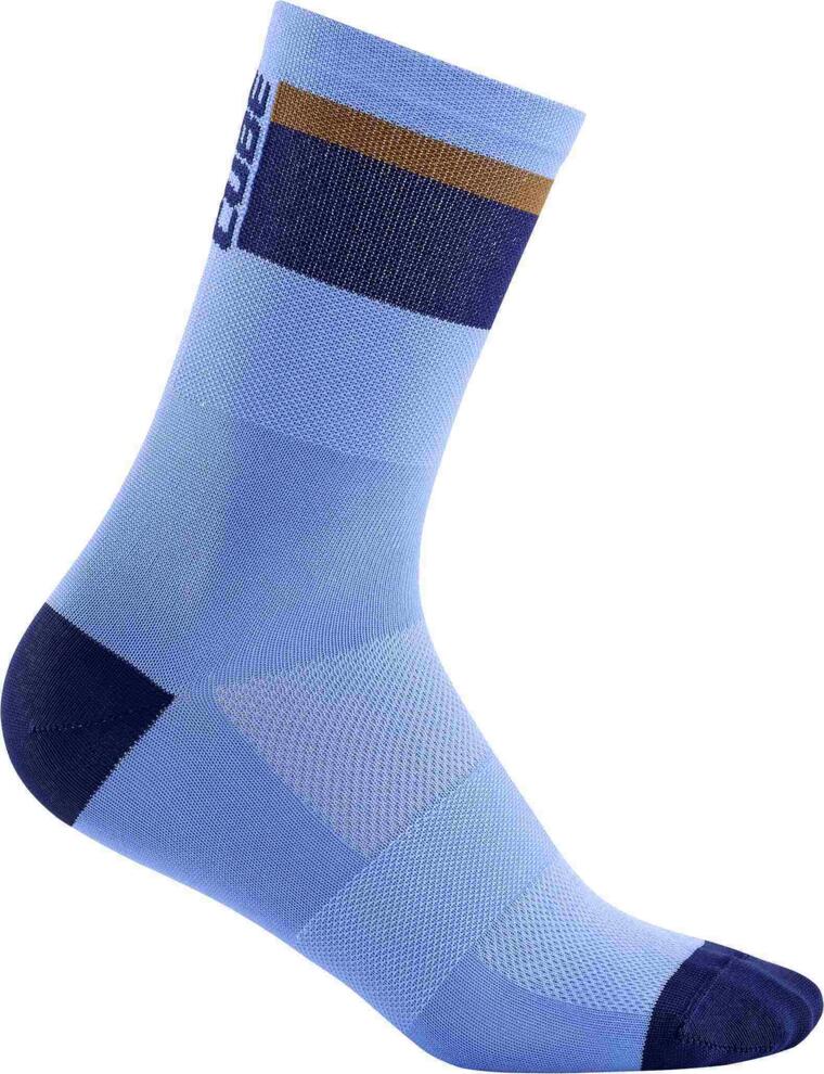CUBE Socks High Cut Blackline Blue/Brown – Mcrbikes